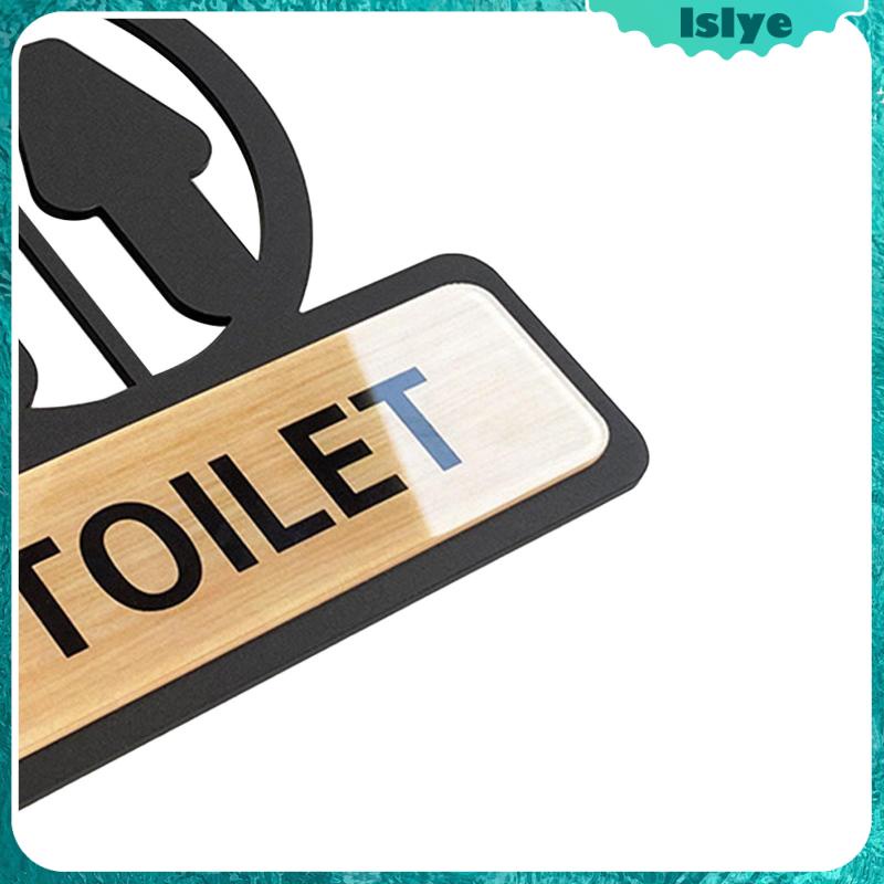 [Lslye] Restroom Sign Toilet Symbol Pictogram Reminder Signage Acrylic ...