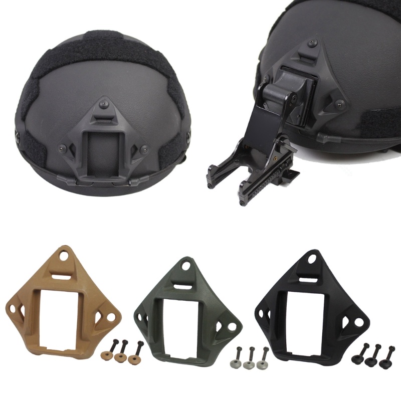 Left Aluminum Alloy Helmet NVG Mount Holder Base for Marine Helmets ...