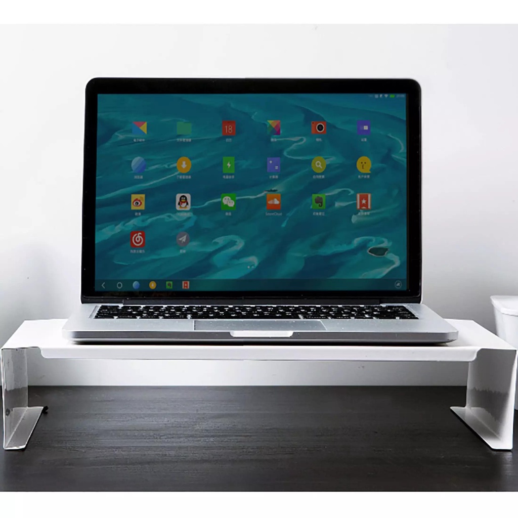 Computer Monitor Stand Desktop Notebook Laptop Holder Desk Organizer ...