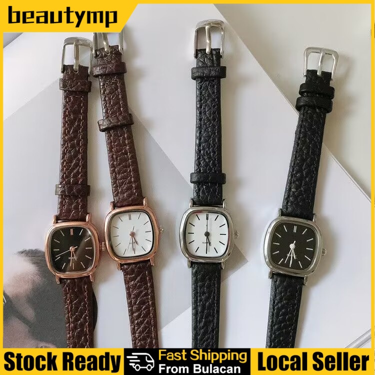 Korean Fashion Simple Lovely Square Dial Watch Watch Wome Formal Casual ...