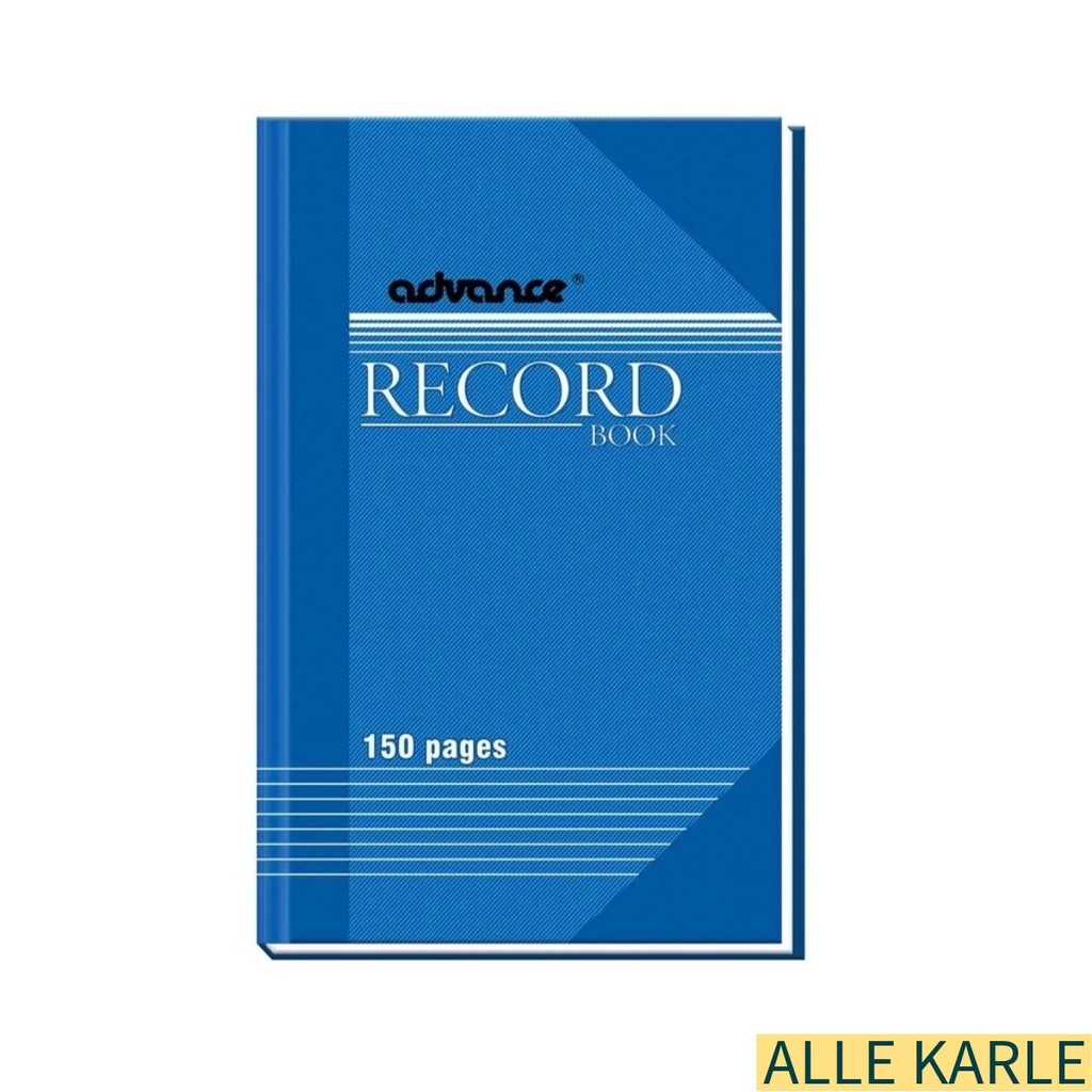 Advance Record Book | Log Book | Alle Karle | Shopee Philippines
