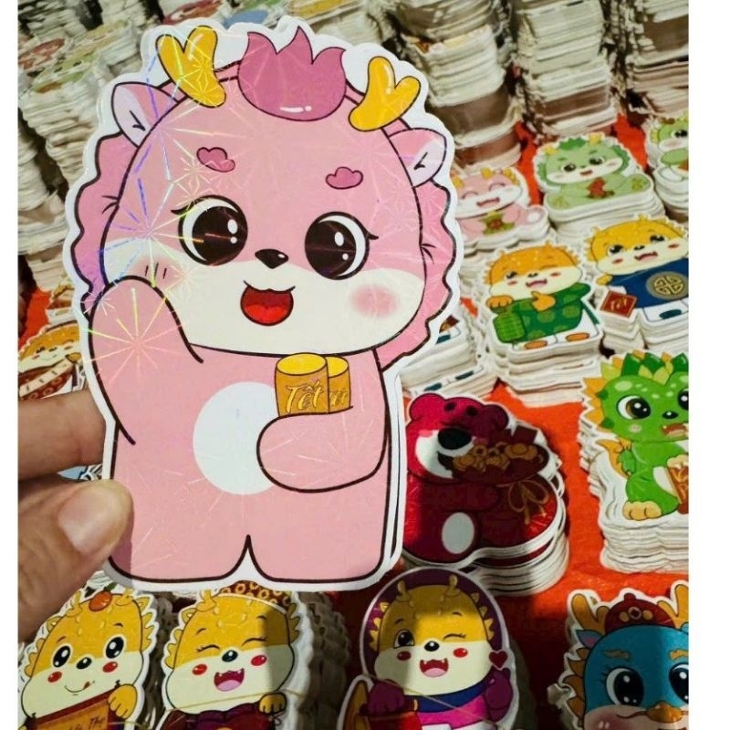 Wholesale combo of 1000 chibi lucky money CNY 2024, with sparkling ...