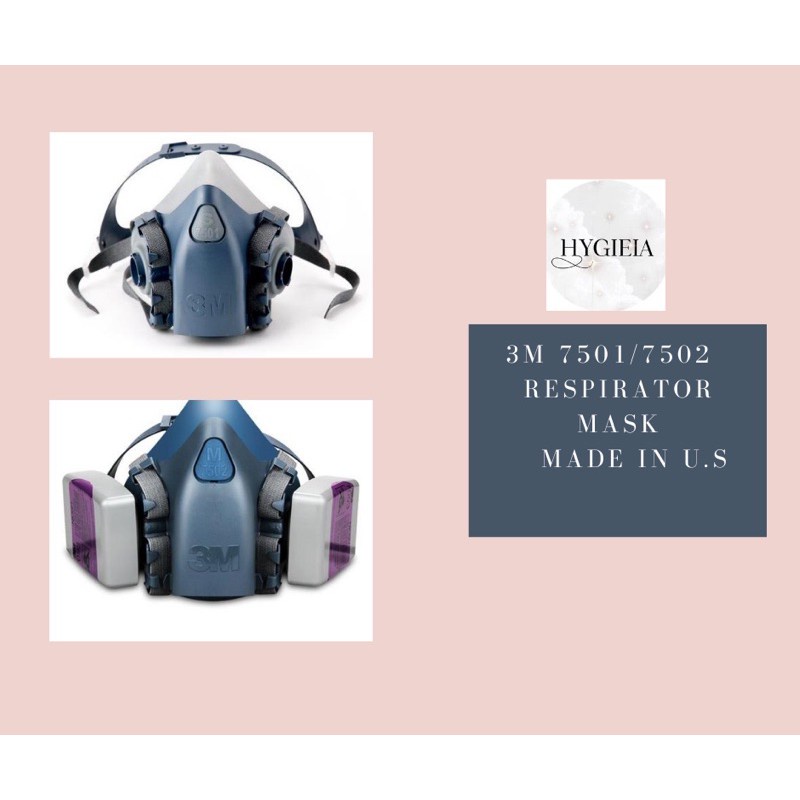 3M 7501 Respirator Mask with 7093CN Filter | Shopee Philippines