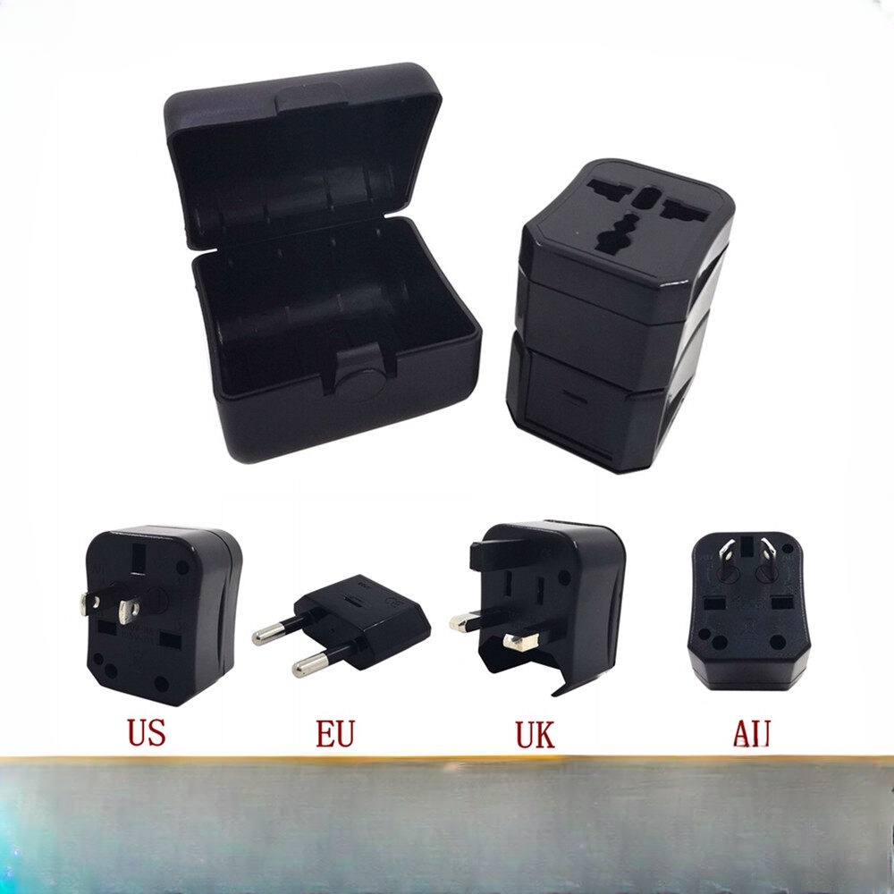 1 set Universal Travel Conversion USB Socket Plug, EU/UK/US/AU Global ...