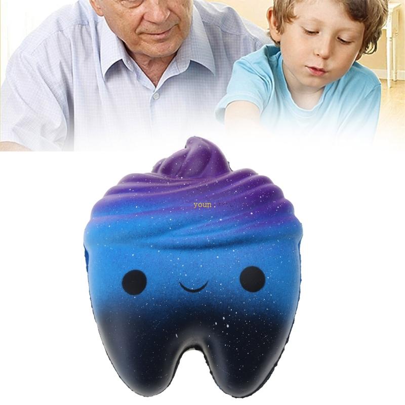 youn Squishy Teeth Stress Balls for Kids Adult Changing Stress Fidget ...