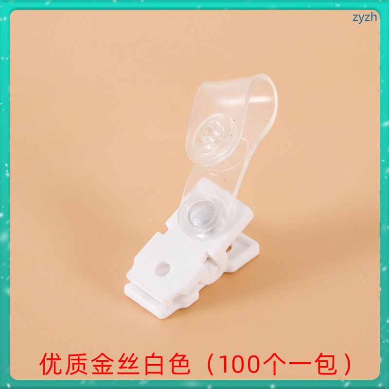 10 Pcs Flags Garden Clip Plastic Fixing Clips Stoppers Yard Party Metal ...