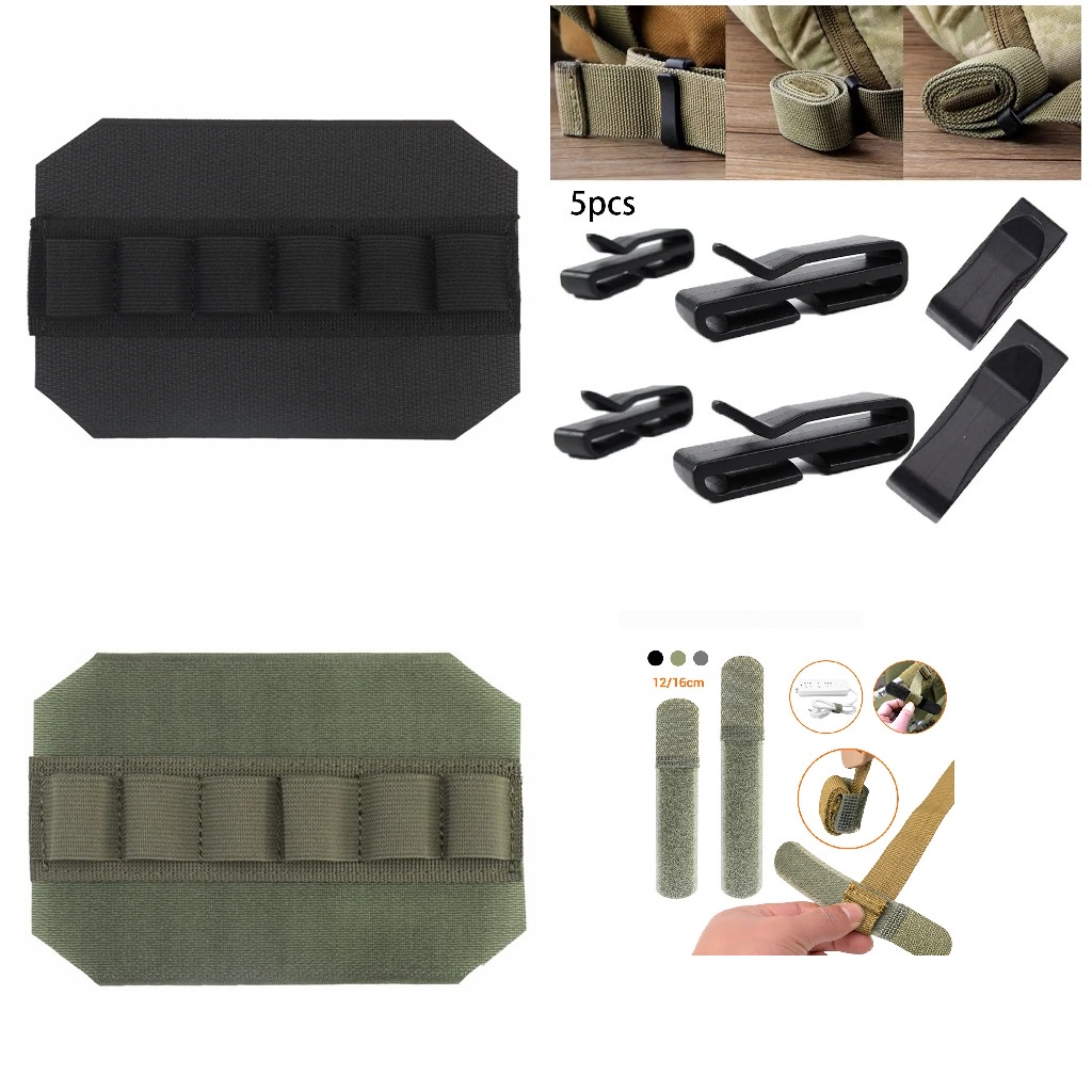 LUC Practical Molle Elastic Loop Panel Hook and Loop Organizer Insert ...