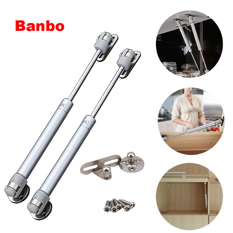 100N hydraulic rod pneumatic lifting gas support cabinet door support ...