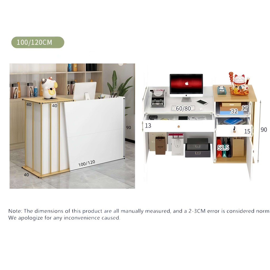 Modern Classic Front Desk, High End Luxury Small Welcome Desk, Cashier ...