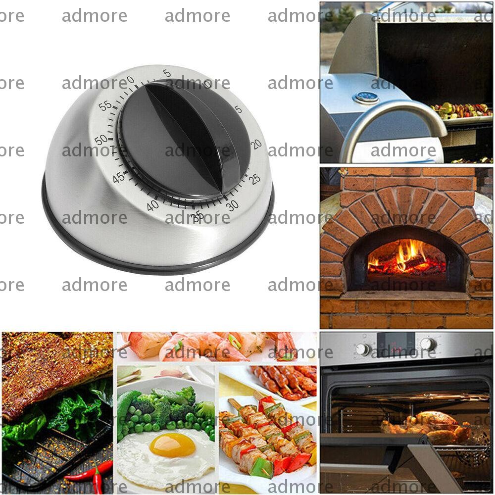 ADMORE Mechanical Timer, Loud Ring 60-Minute Wind Up Timer, Clockwise ...