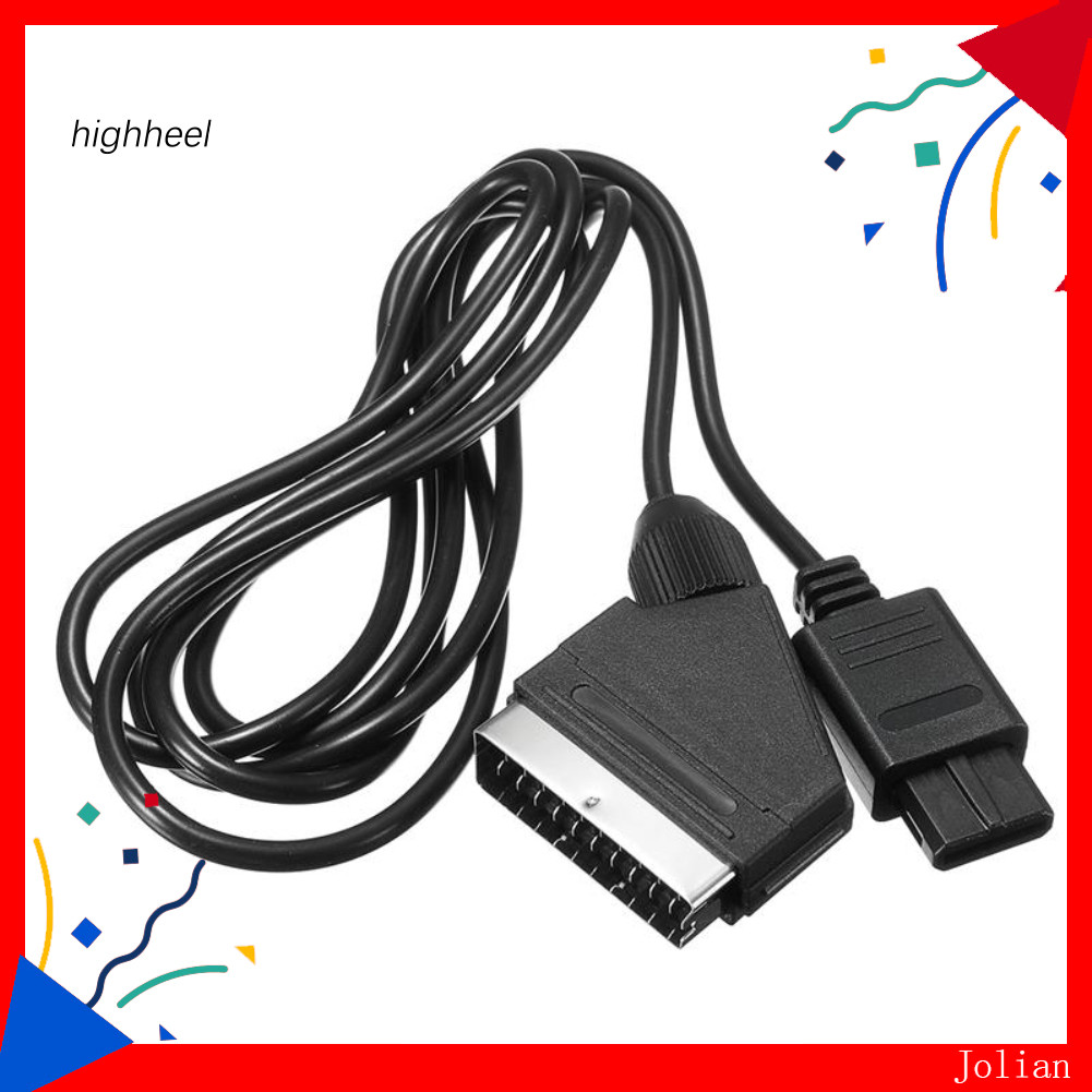 highheel RGB Video AV Cable Cord Lead Gaming 1.8m for Nintendo N64 NGC ...