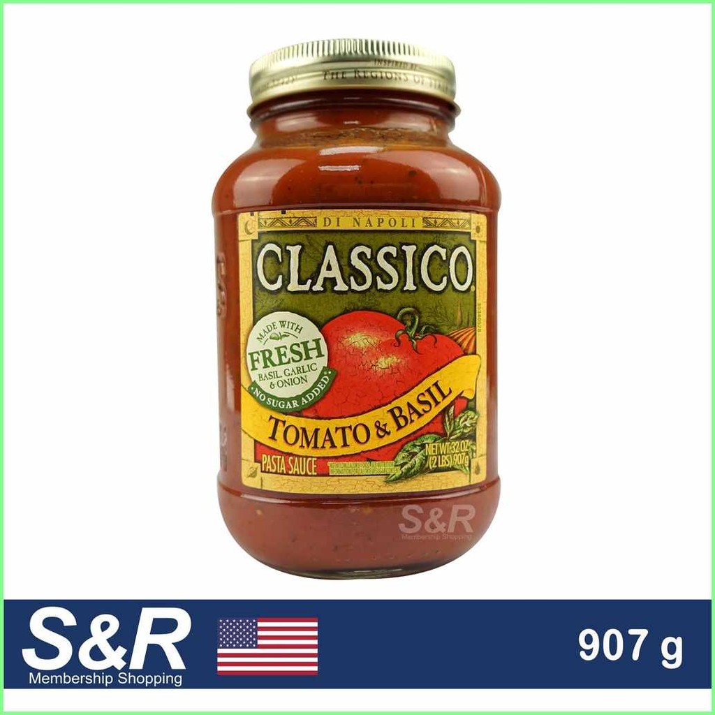 Classico*U]Tomato?h:and_iF%Basil_XX%Pasta_Ed%Sauce_Pt%907g | Shopee ...