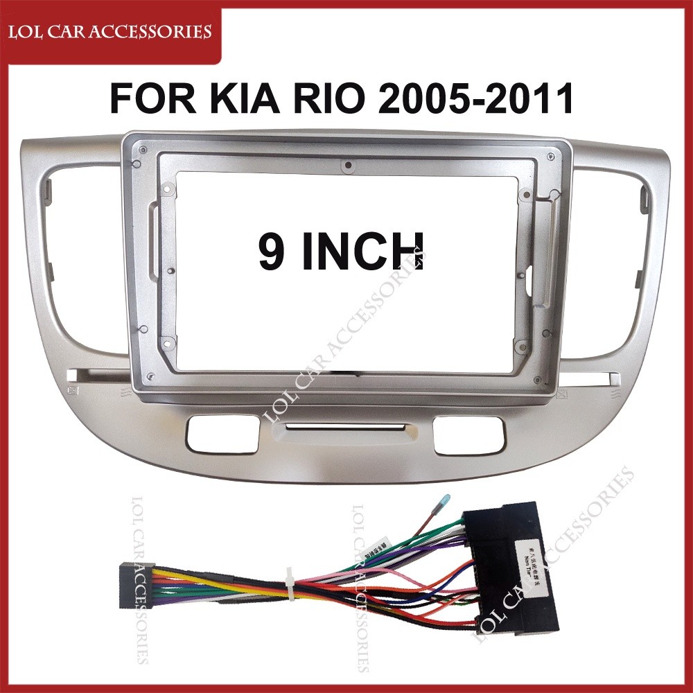 9 Inch Car Radio Fascias For KIA Rio 2005-2011 Stereo Head Unit DVD Gps ...