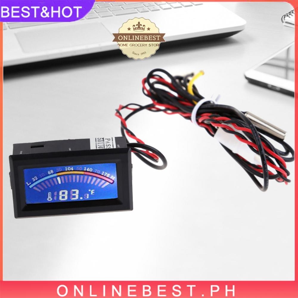 Digital Thermometer Temperature LCD Meter Gauge PC Mod C/F with Long ...