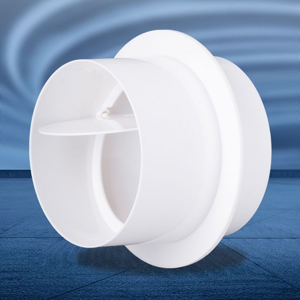 PVC Backdraft Damper for Effective For Bathroom Kitchen Exhaust Fan ...
