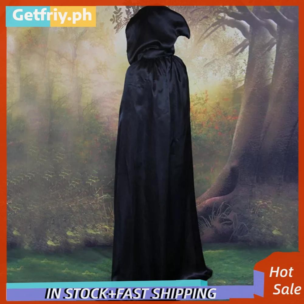 Halloween Capes Robe with Hooded Long Cosplay Vampire Devil Demon ...