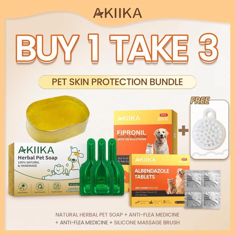 [Buy1Take3]Akiika Pet Skin Protection Bundle With Akiika Herbal Pet ...