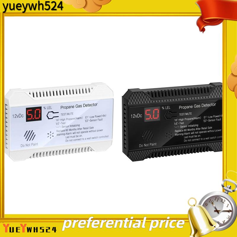 【yueywh524】Propane Detector 12V LPG Natural Gas Sensor Leak Alarm 85DB ...