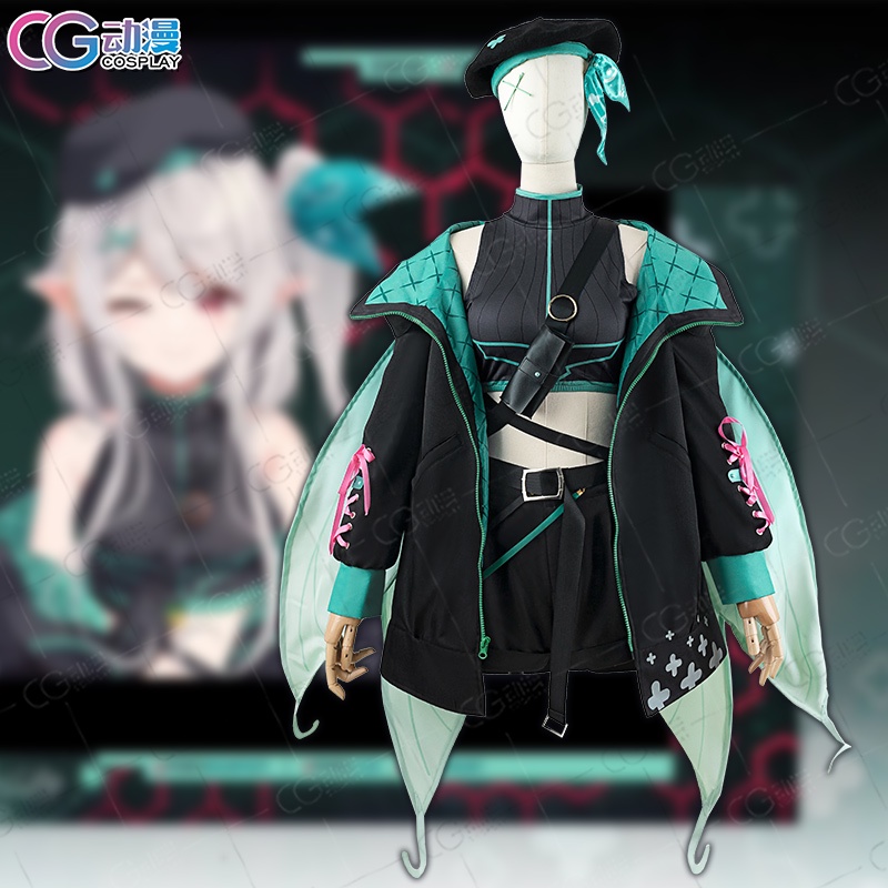 CGCOS Vtuber Nijisanji cos Pomu Rainpuff cosplay Anime clothing ...