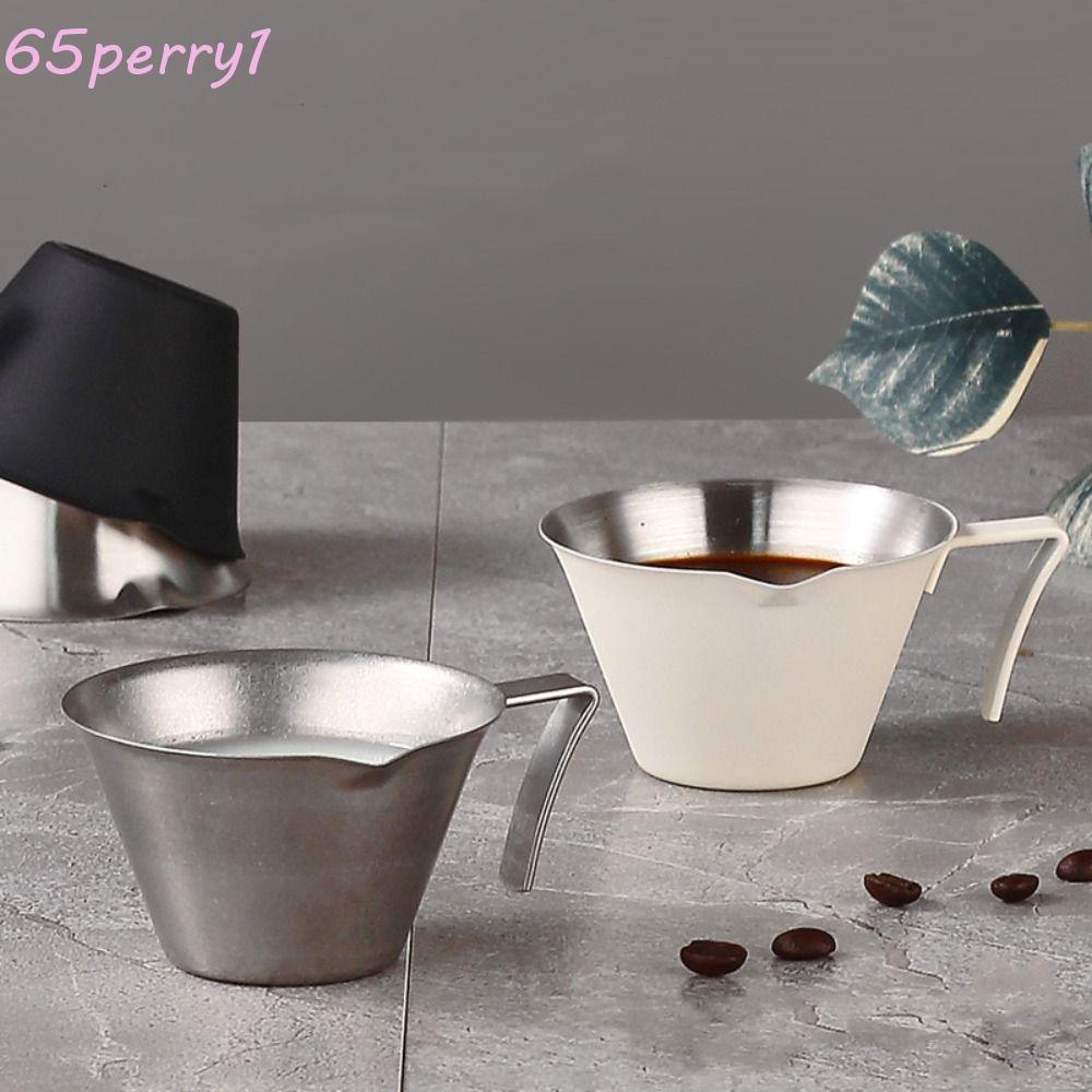 PERRY1 Espresso Measuring Cup, Stainless Steel Ergonomic Handle Coffee ...