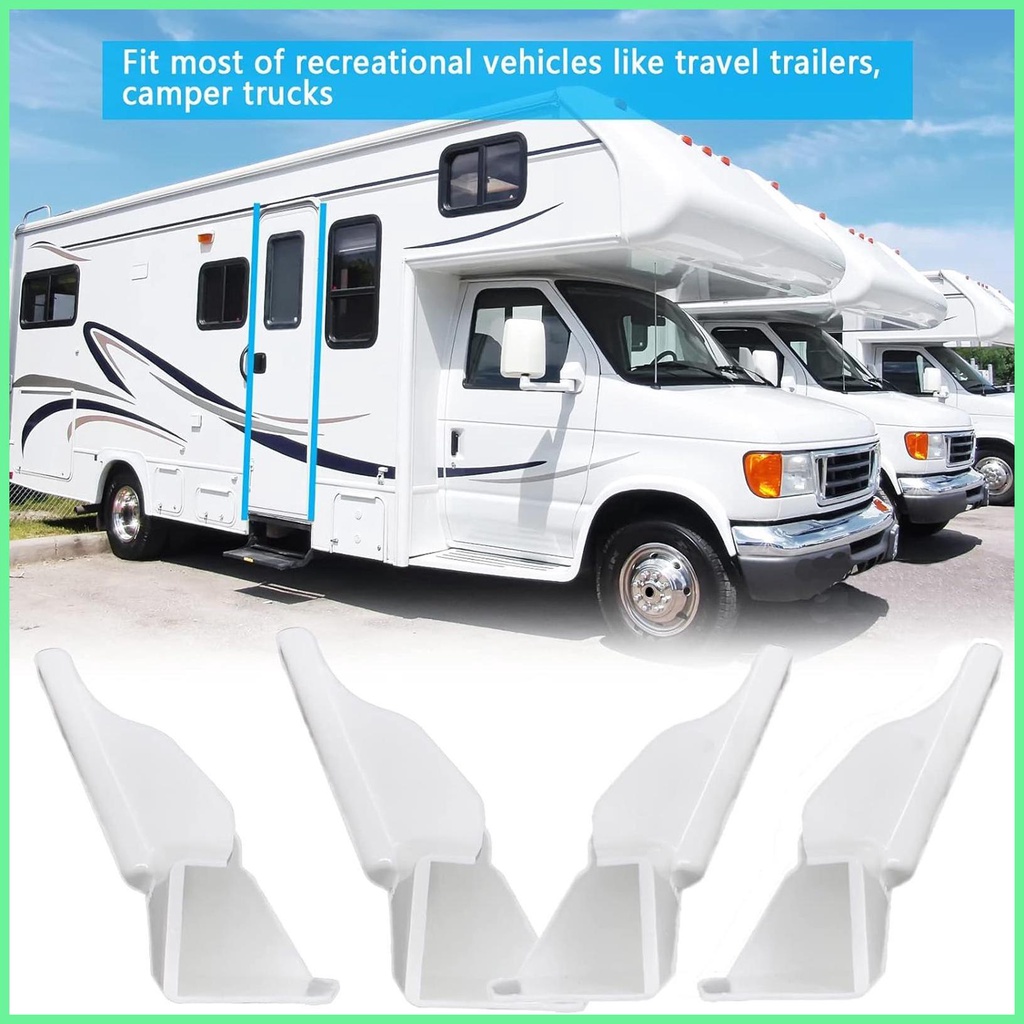 RV Roof Rain Diverter 4pcs Mini Gutters For Gazebo RV Roof Drip Edge ...