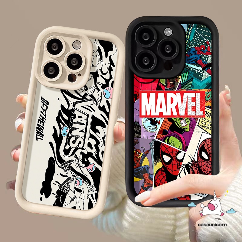 Fashion Brand Marvel Vans Spider-man Comics Doodle Phone Case ...