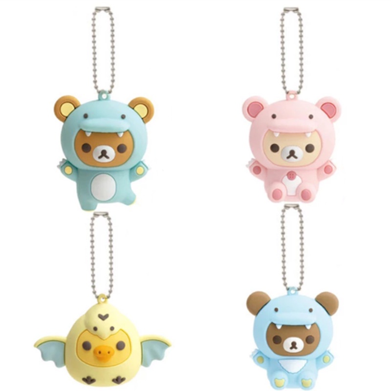 Rilakkuma Dragon PVC Keychain Kiiroitori Chick Korilakkuma Bear Cute ...