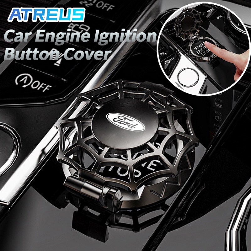 Ford Car Ignition Switch Button Cover Spider Man Car Engine Ignition ...