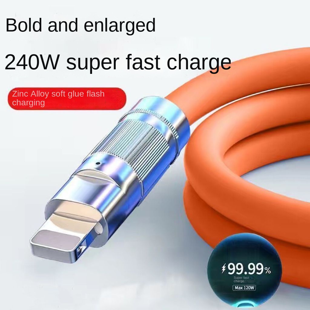 Bold 240W Flash Charging Data Cable Typc Vehicle-Mounted Mobile Phone ...
