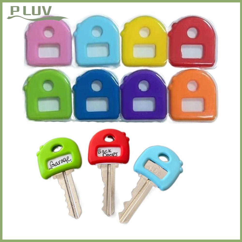 PLUVII 2Pack Key Cap Covers, Organizer Tags Multicolor Topper Key ...