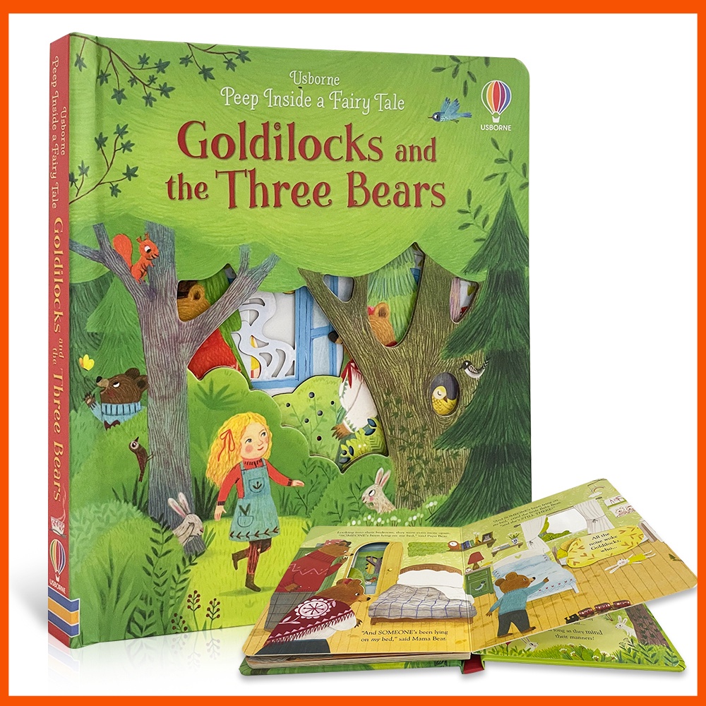 Usborne Peep Inside a Fairy Tale Goldilocks and the Three Bears Kids 3D ...