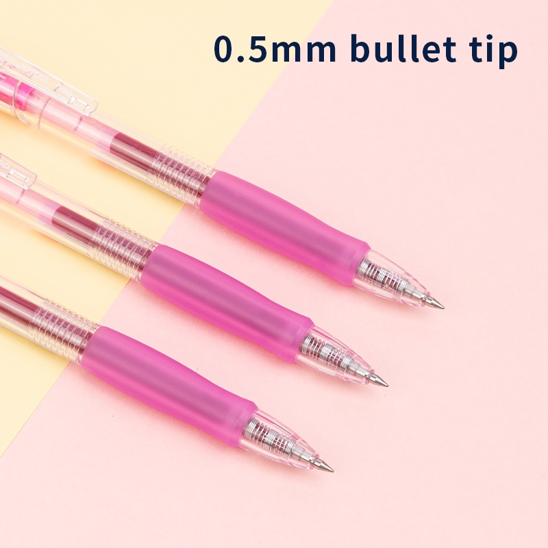 Deli 12 Colors Writing Gel Pen 0.5mm Bullet Head Pen Student Classroom ...