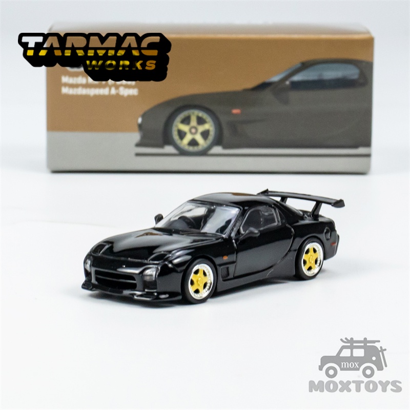 Tarmac Works 1:64 Mazda RX-7 FD3S speed A-Spec Brilliant Black Diecast Model Car | Shopee ...