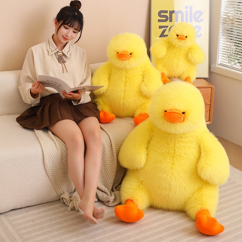 Cute Fluffly Stuffed Duck Animals Plush Toy Cuddly Ducks Plushies Doll ...