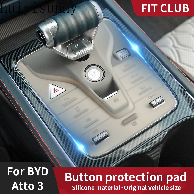 HYS BYD Atto3 Han Tang Song plus 2023 Center Console Keyboard Sticker ...