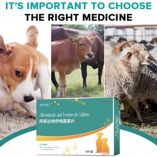 Large Dog Worm rid Tablet Deworming for cattle sheep Anti Tick and Flea ...