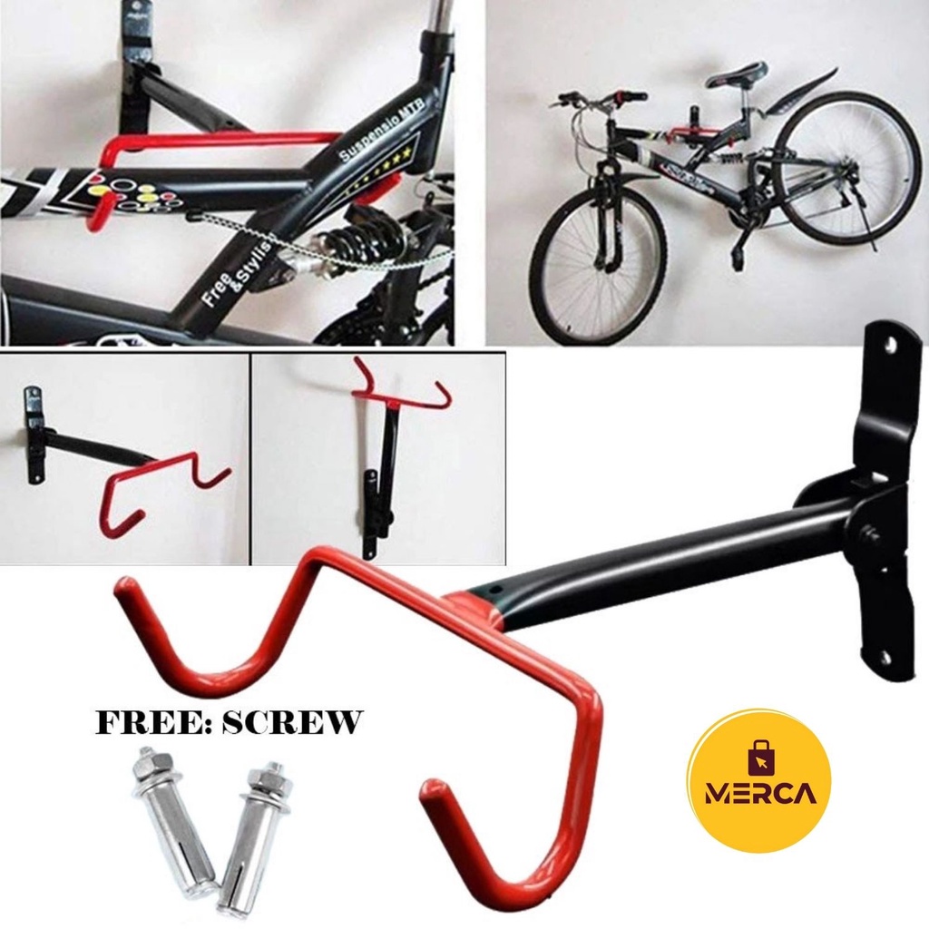 ORIGINAL Bike wall rack wall mount MTB Road Bike Rack Heavy duty Bike ...