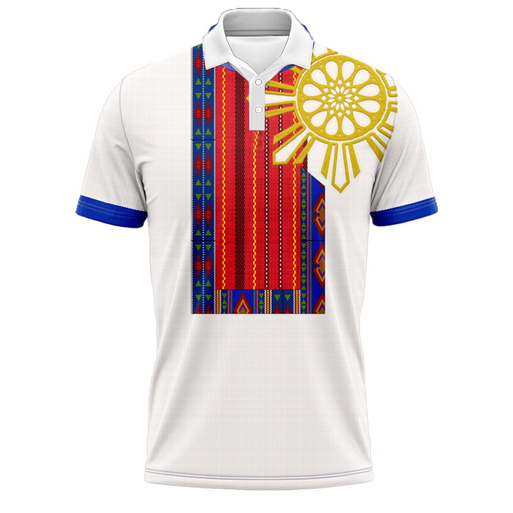 Philippine Ethnic/ Tribal Modern Barong Polo Shirt Creative Design Flip ...