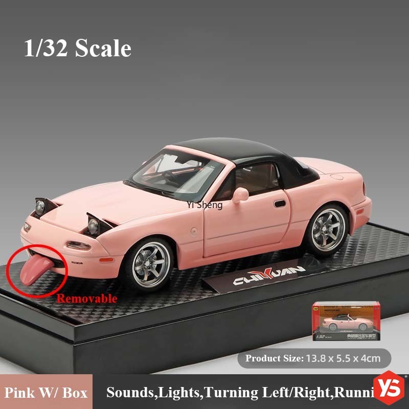 1/32 Scale Diecast Mazda Miata MX-5 JDM Convertible Coupe Car Models ...