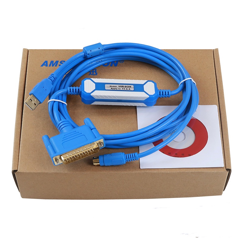 Ai Mo Xun Applicable Mitsubishi PLC Programming Cable FX/A Series PLC ...