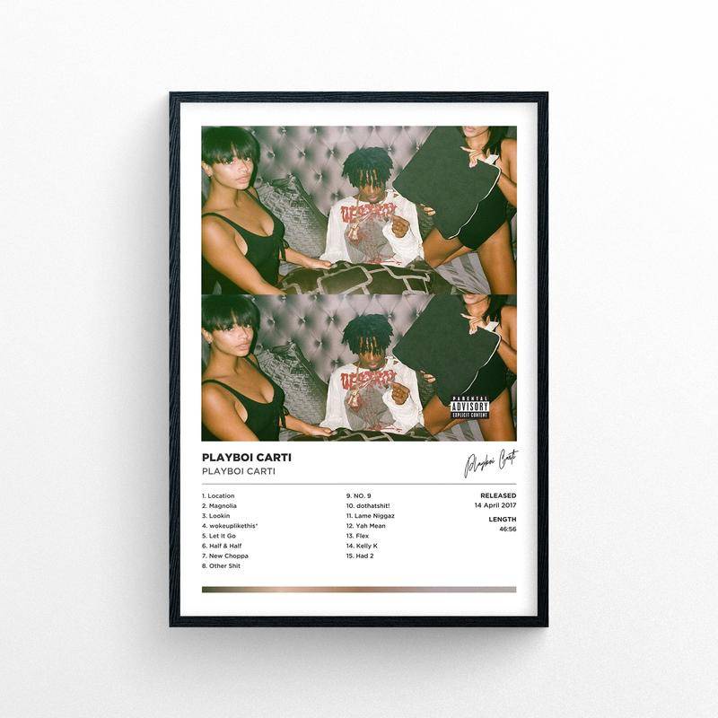 Playboi Carti - Self-Titled Unframed Poster Print | Polaroid Style ...