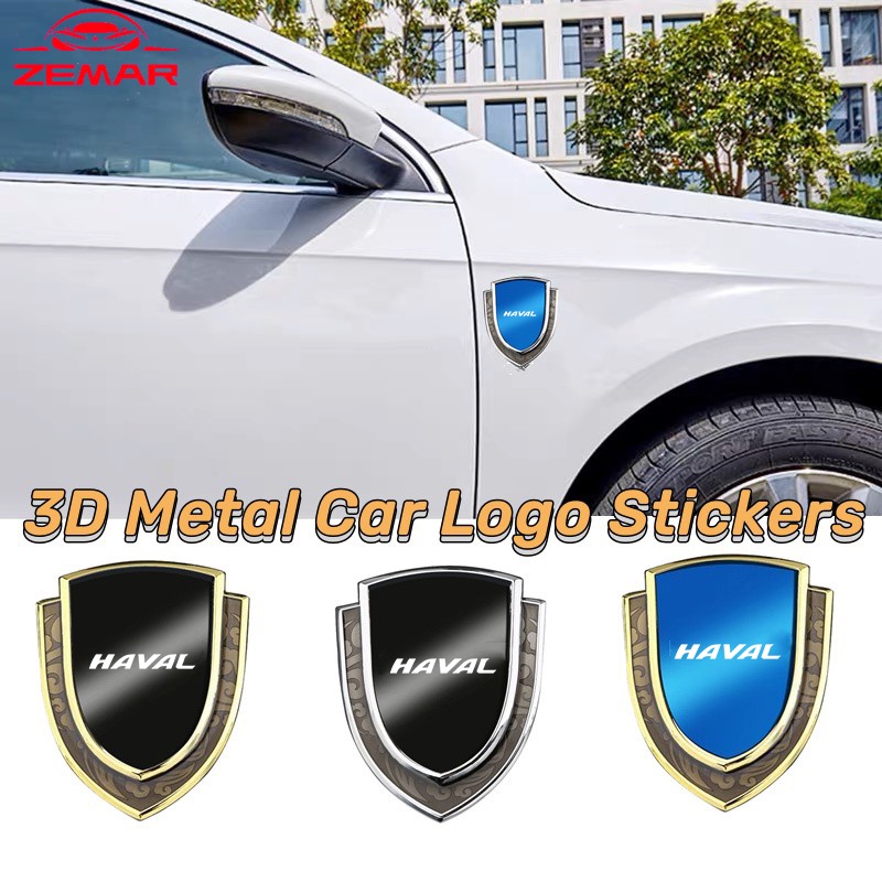 Haval 3D Laser Printed Car Logo Side Door Badge Metal Stickers Side ...