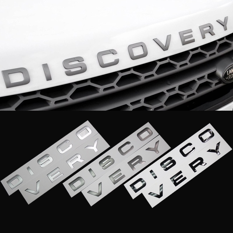 Land Rover Discovery Freelander Hood Logo DISCOVERY Lettering Car Rear ...