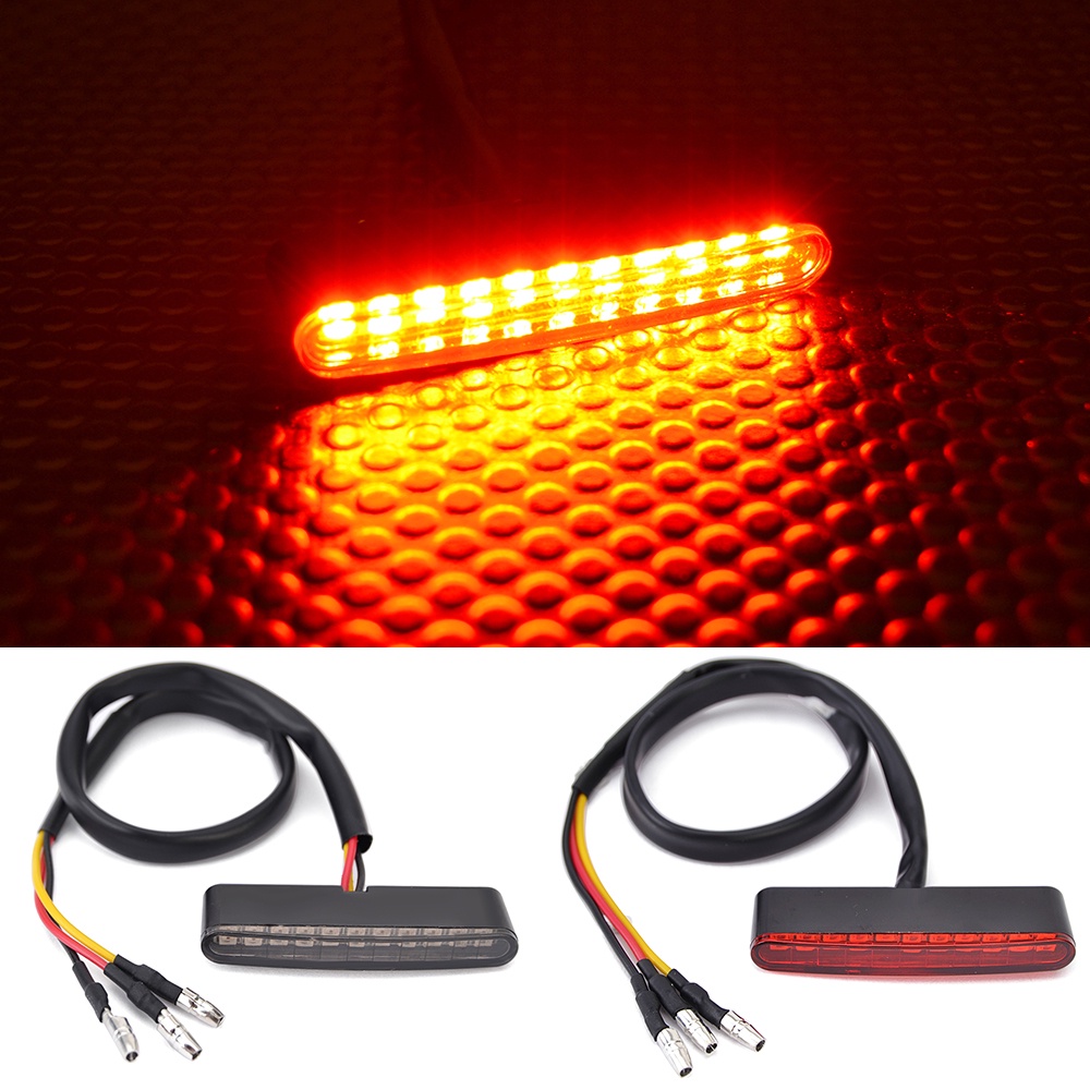 Motorcycle Tail Light LED Motorbike Rear Brake Lamp Stop Brake Light ...