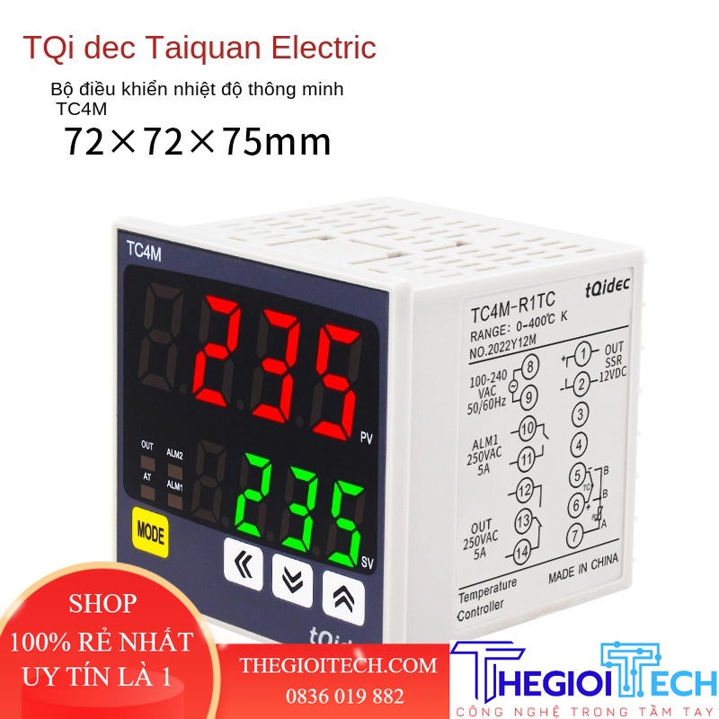 Tc4m TQIDEC TC4M Temperature Controller Displays Multiple Heads And ...