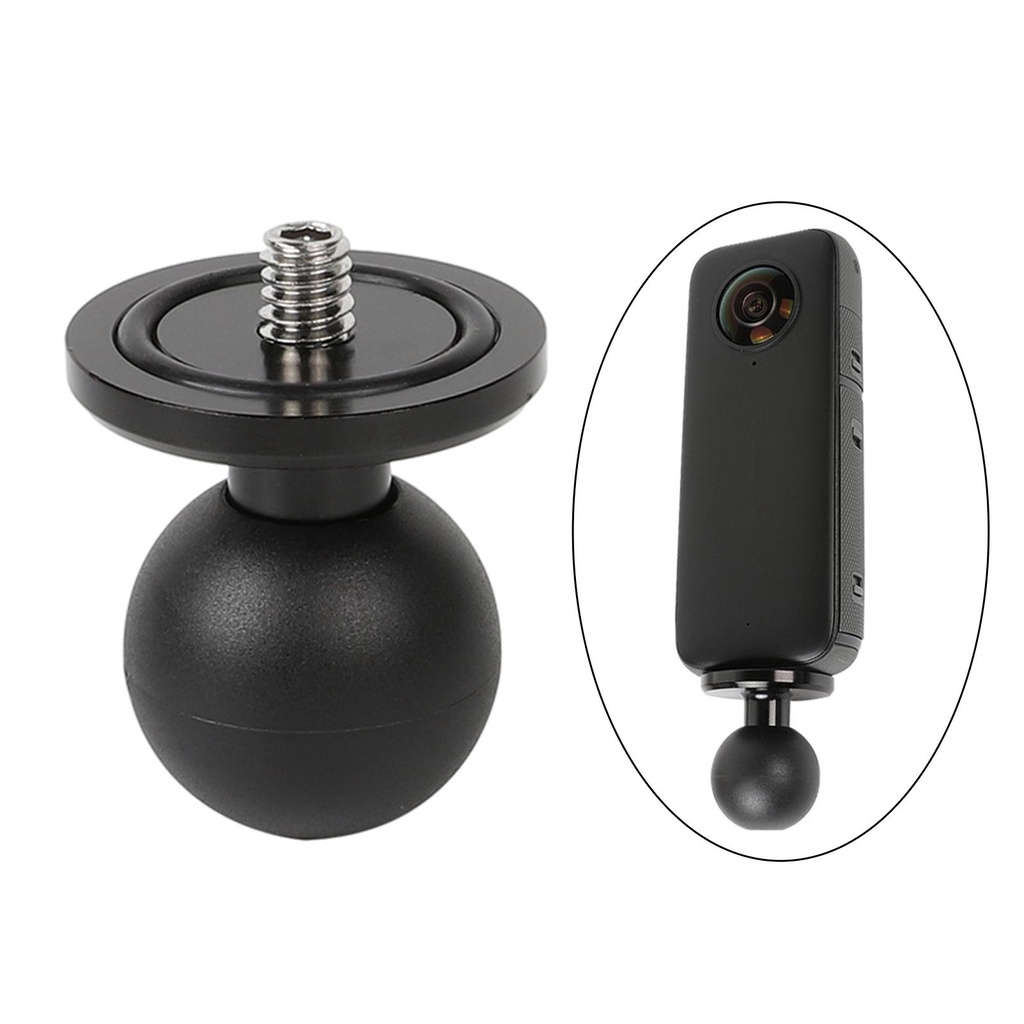For Insta360 Gazechimp 25mm Cool Ballhead Clamp Mount with 1/4" Thread ...