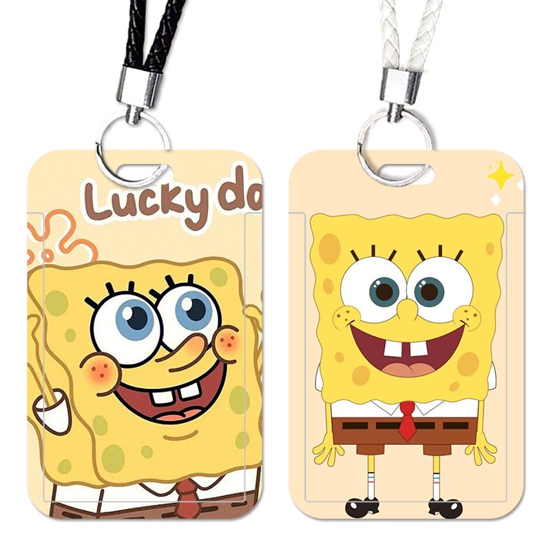 Custom SpongeBob SquarePants Card Holder Student School Card Meal Card ...