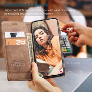 Samsung S24 Flip Matte Leather Casing For Samsung Galaxy S24 S23 Ultra Plus FE S23+ S24 ...