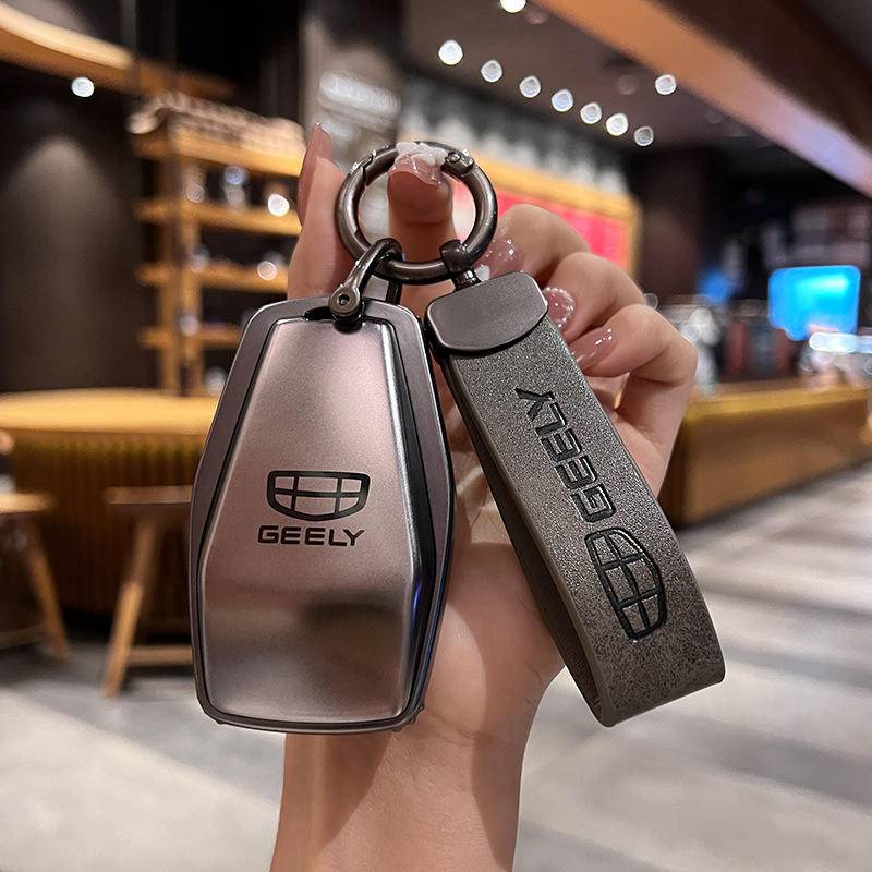 Car key cover for Geely okavango coolray ensemble gx3 Geometry keychain ...