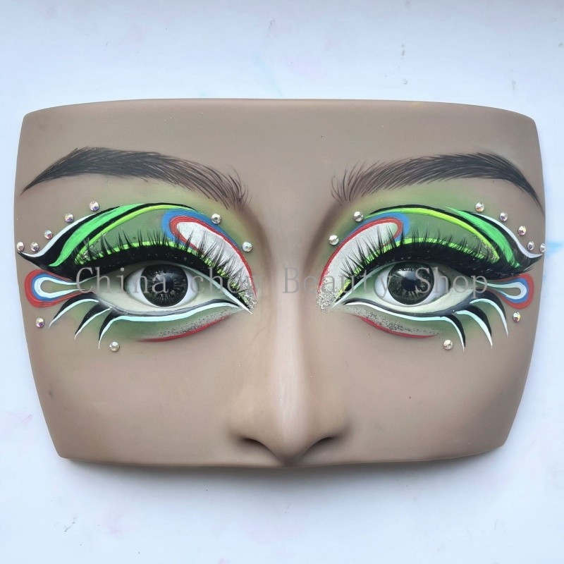 【China Chow】5D Eyeshadow Makeup Practice Template Eye Makeup Practice ...